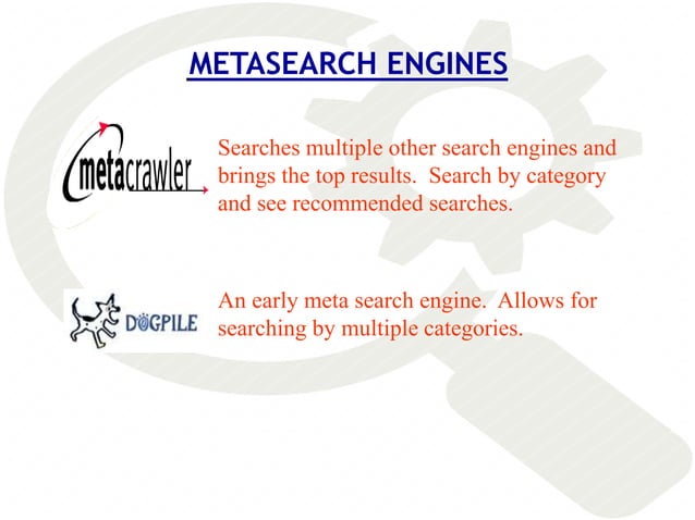 Types and overview of Search Engine | PPT