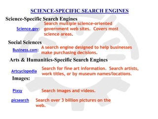 Types and overview of Search Engine | PPTX