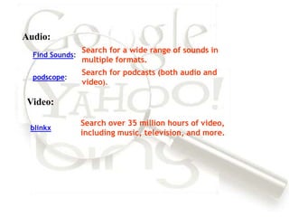 Types and overview of Search Engine | PPTX