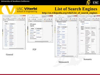 Early History of Search Engine by Viterbi School | PPT