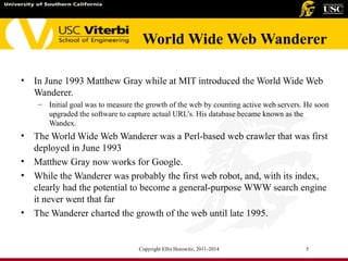 Early History of Search Engine by Viterbi School | PPT