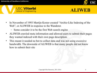 Early History of Search Engine by Viterbi School | PPT