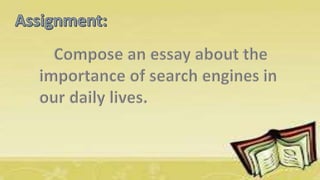 Search engine 2nd grading.pptx | Free Download