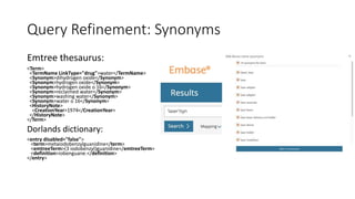 Search Engineering in EMBASE | PPTX