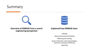 Search Engineering in EMBASE | PPTX