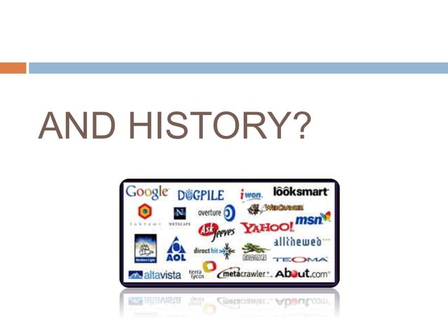 Search engine history - simple ppt | PPT