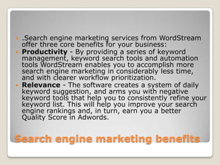 Search engine marketing | PPT