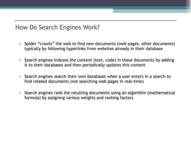 Search Engine Optimization | PPT