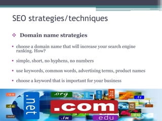 Search engine optimization | PPT