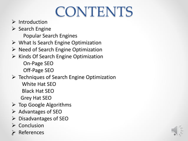Search engine optimization | PPTX