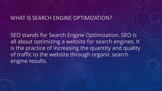 Search engine optimization | PPT