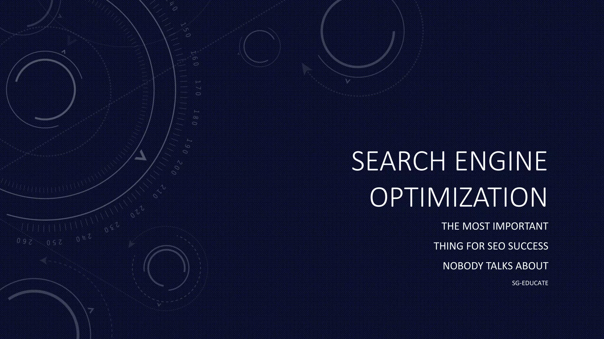 Introduction To Search Engine Optimization | PPT