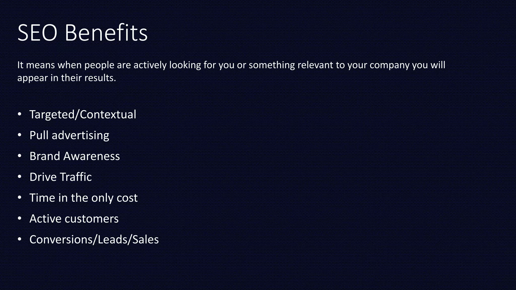 Introduction To Search Engine Optimization | PPT