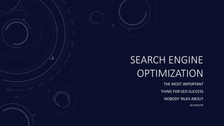Introduction To Search Engine Optimization | PPT