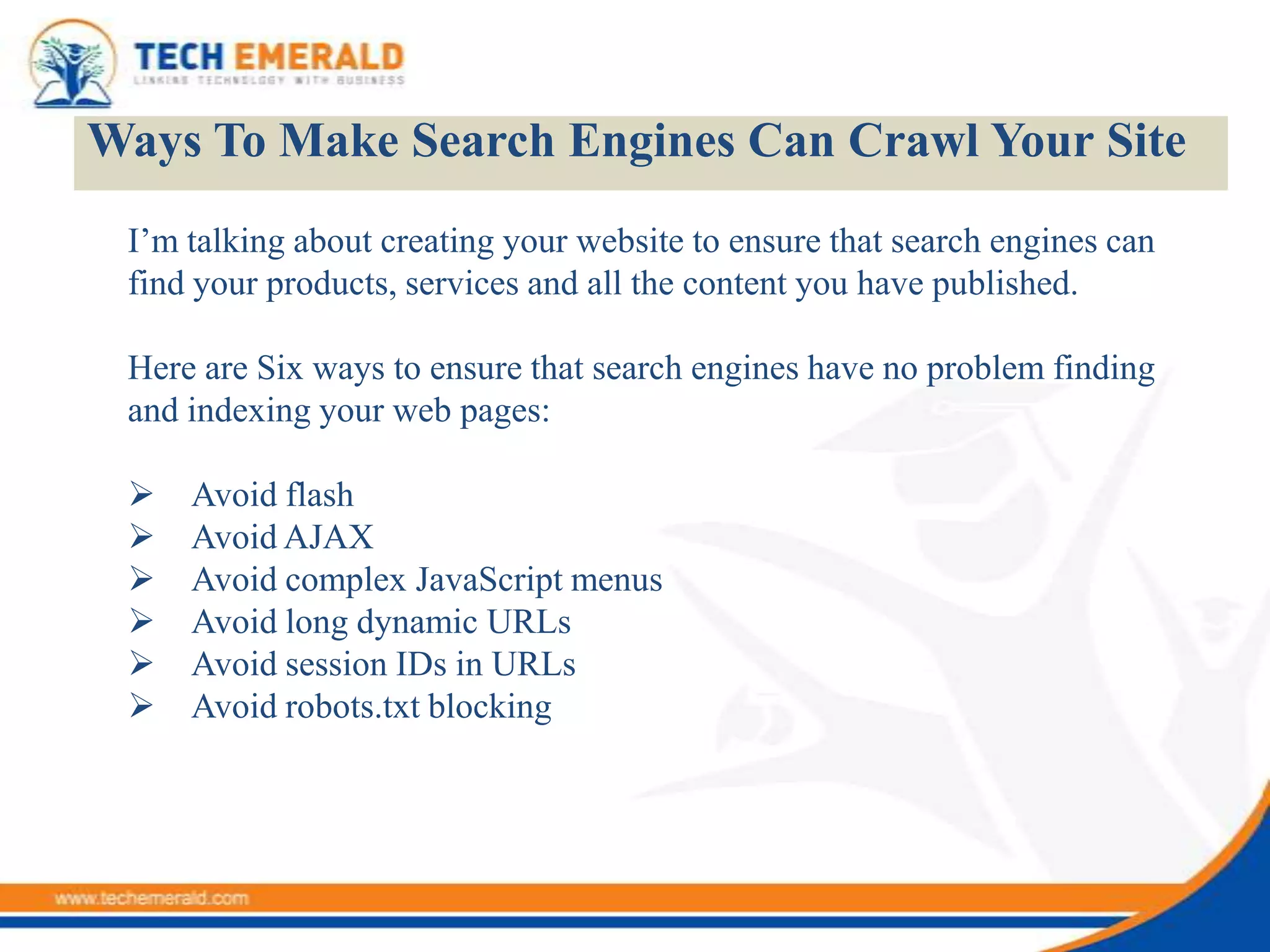 Search Engine Optimization Tutorial | PPT