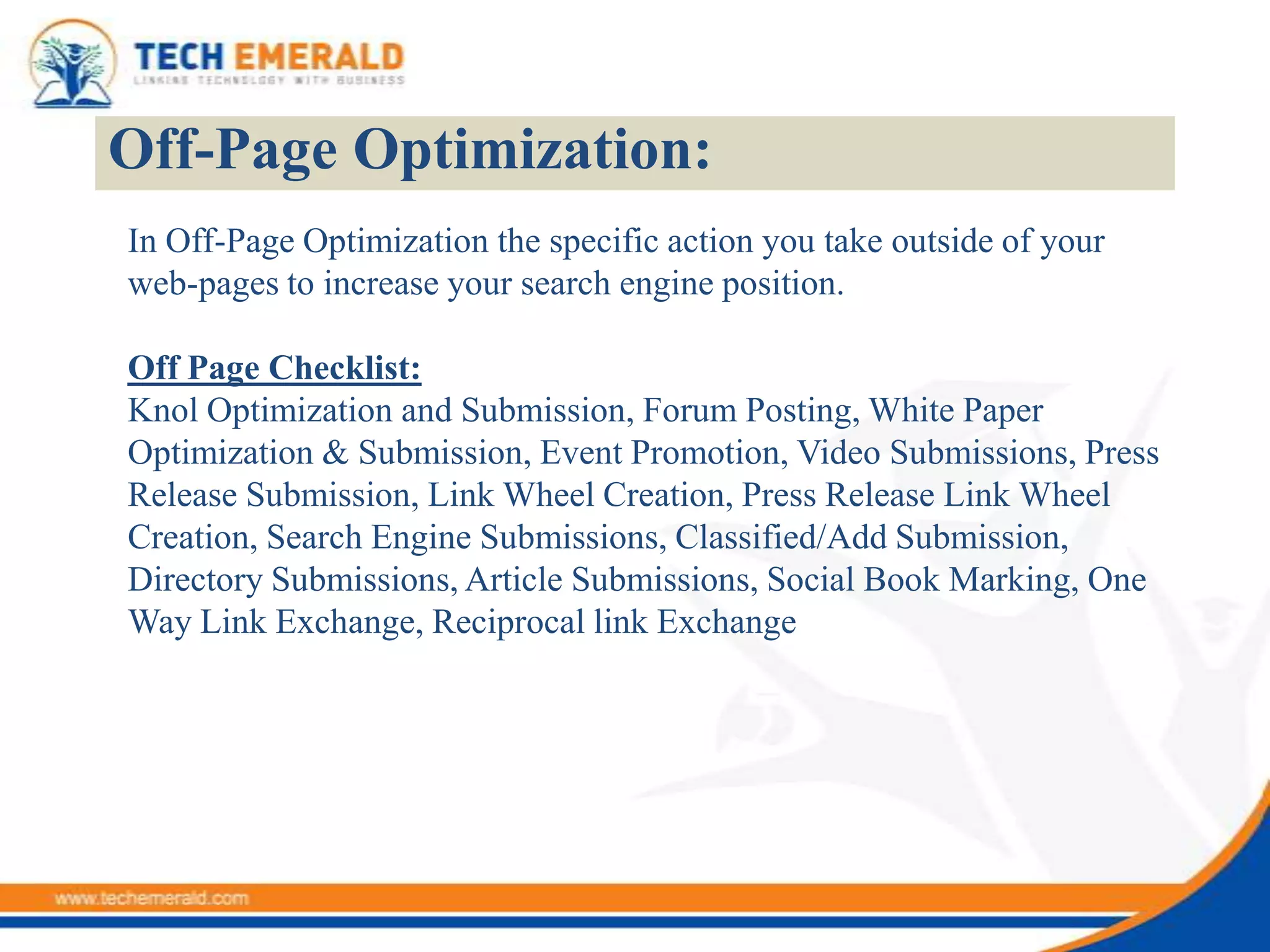 Search Engine Optimization Tutorial | PPT