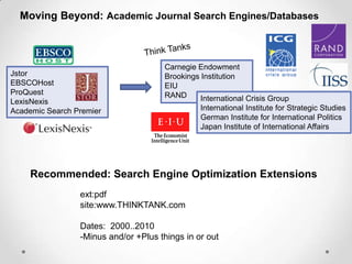 Search engine optimization and osint | PPT