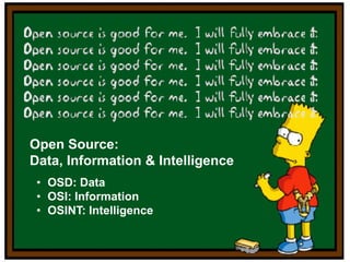 Search engine optimization and osint | PPT