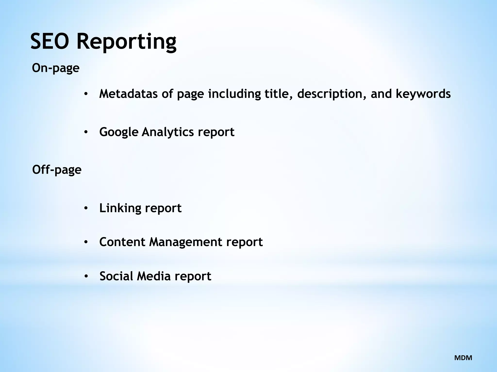 Search Engine Optimization Workflow | PPTX