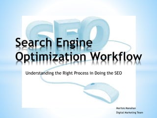 Search Engine Optimization Workflow | PPT