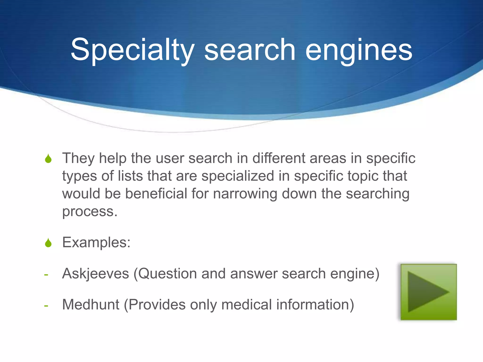 Search engine pp[2] | PPTX
