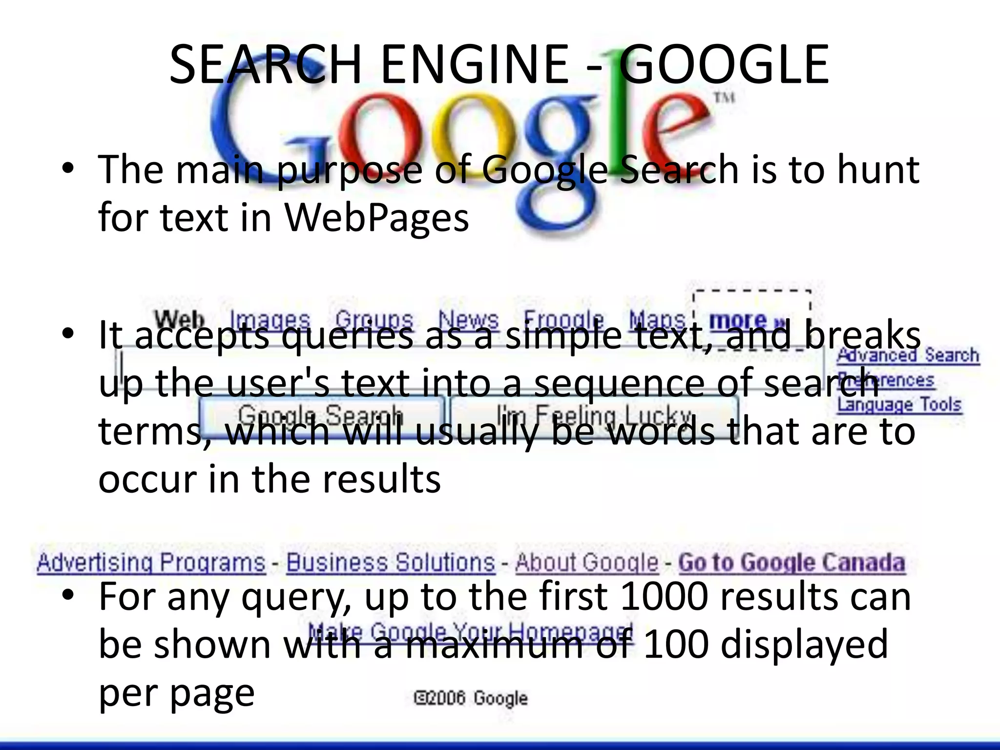 Search engine ppt | PPT