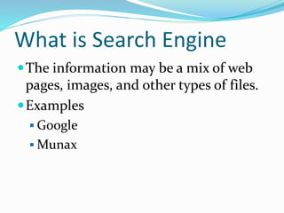 Search engine ppt | PPTX