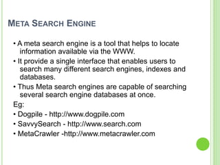 Search Engine ppt | PPTX