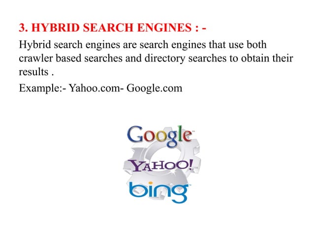 Search engine ppt | PPTX | Search | Internet