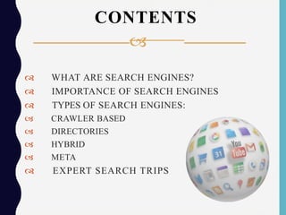 Search Engine PPT For Students and Professionals | PPTX
