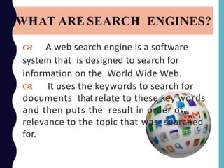 Search Engine PPT For Students and Professionals | PPT