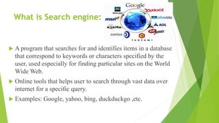 Search Engine | PPT