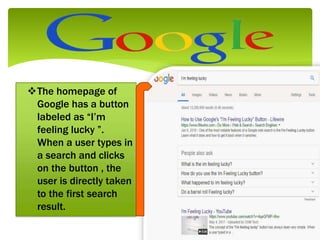 Search engines slide show | PPTX