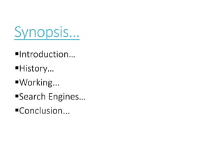 SEARCH ENGINE | PPTX