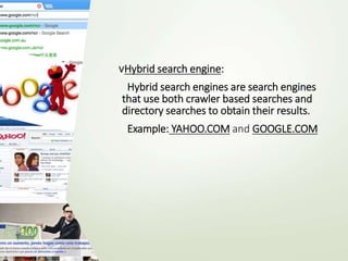 SEARCH ENGINE | PPTX