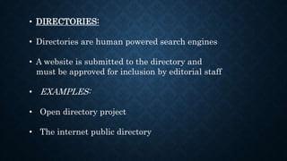 Search engines | PPTX