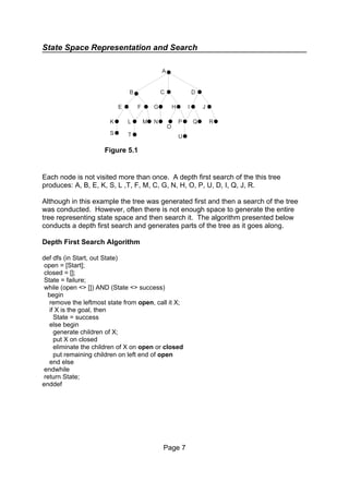 State Space Representation and Search | PDF