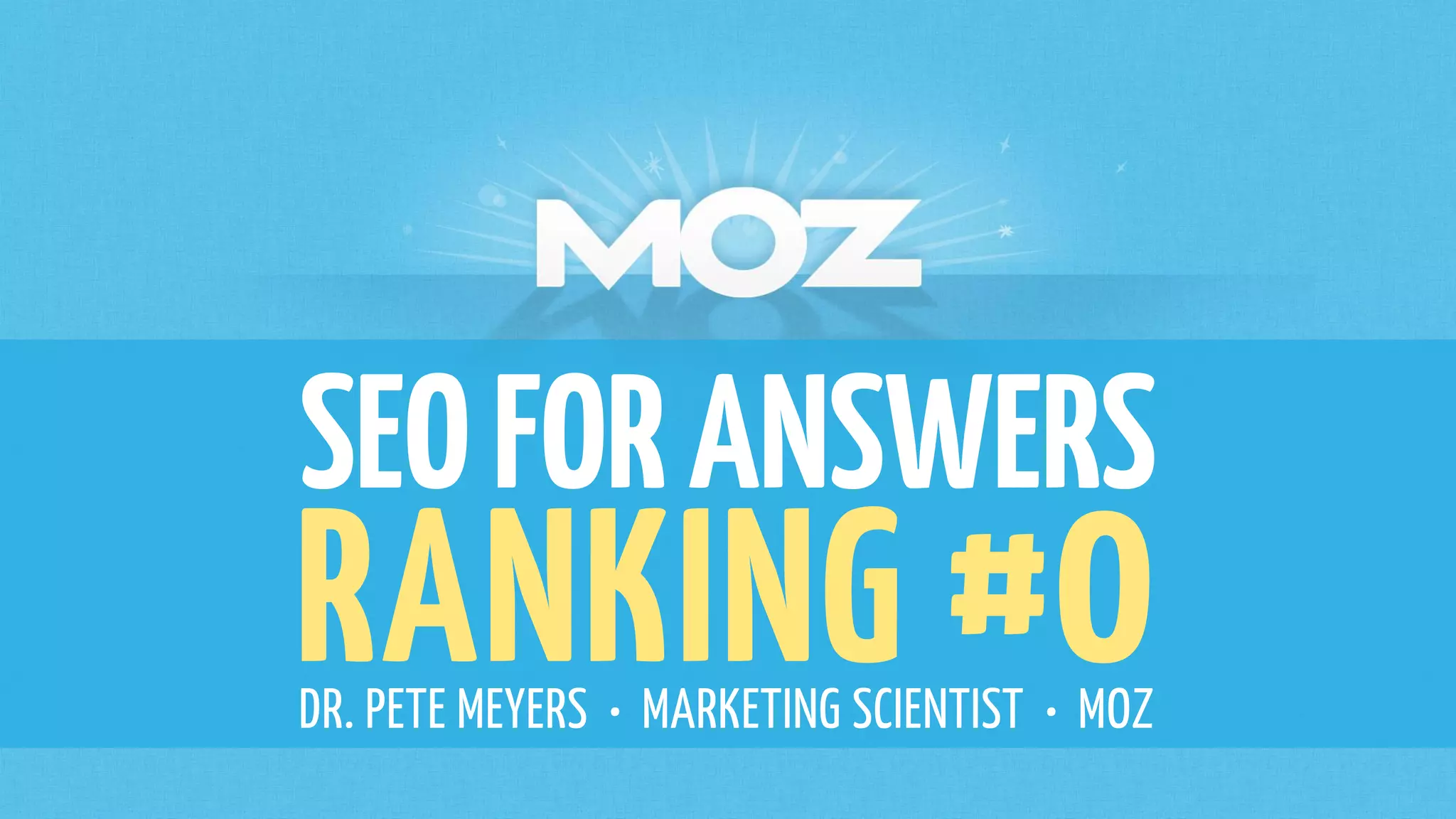 SEO for Answers: Ranking #0 | PPTX
