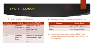 Yelp Dataset Challenge 2015 | PPTX