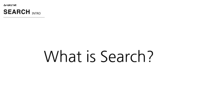 Intersection Study - Algorithm(Search) | PPT