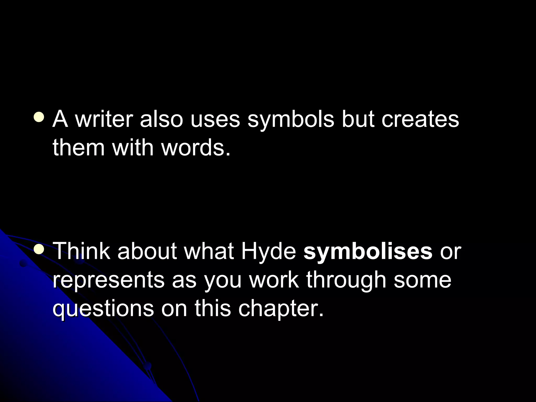 Jekyll and Hyde Chapter 2 | PPT