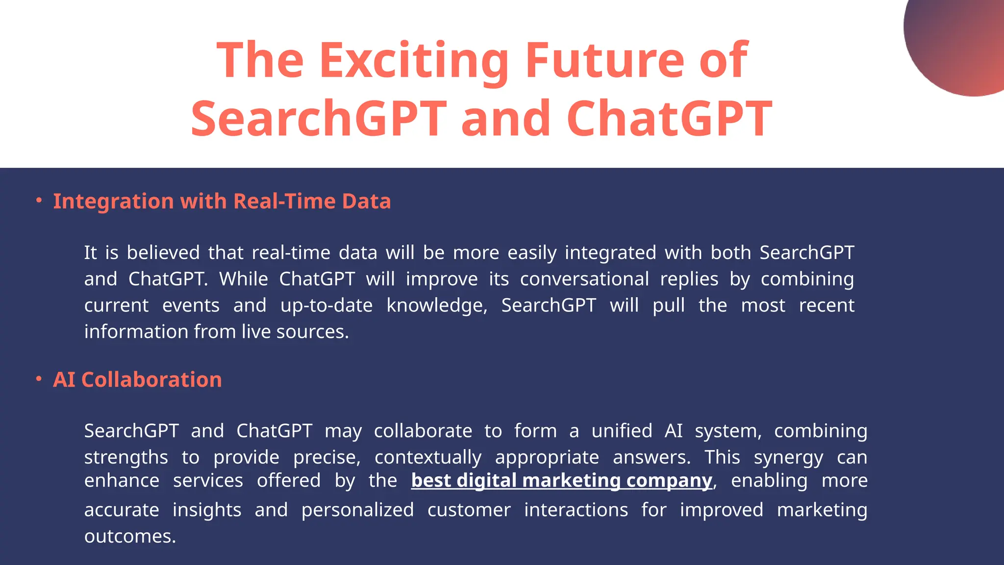 SearchGPT vs. ChatGPT: Differences, Benefits, and Future | PPT