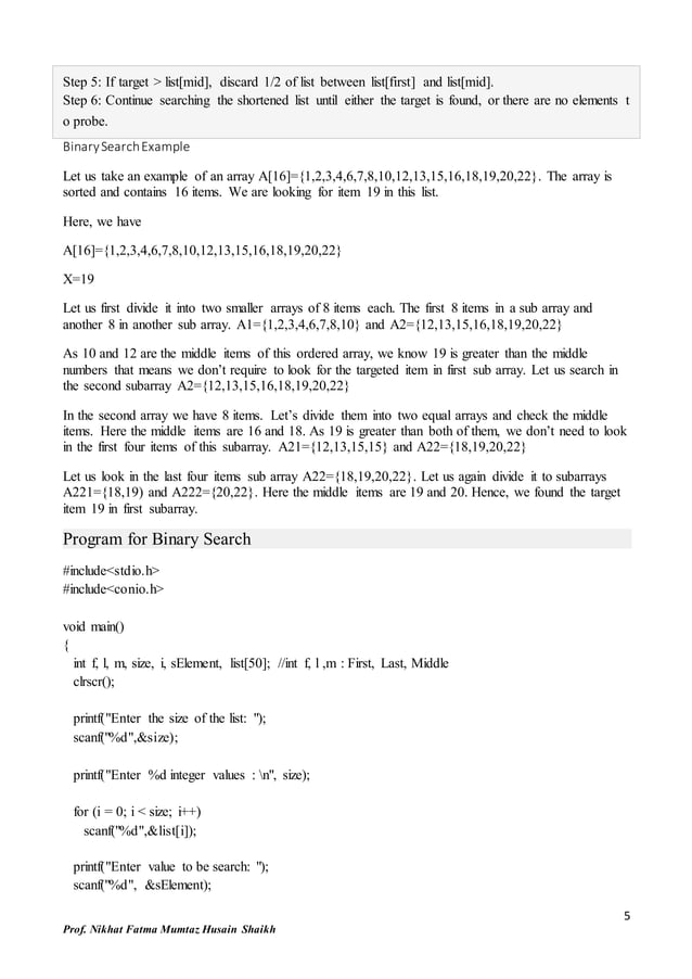 MODULE 5-Searching and-sorting | DOCX