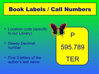 Searching for Books - Dewey Decimal System | PPT