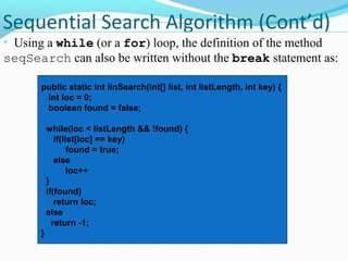 Searching algorithms | PPT