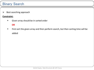 Searching algorithms | PPT