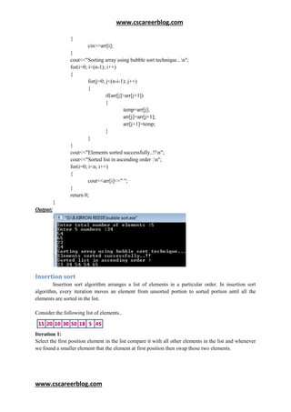 Searching and sorting by B kirron Reddi | PDF