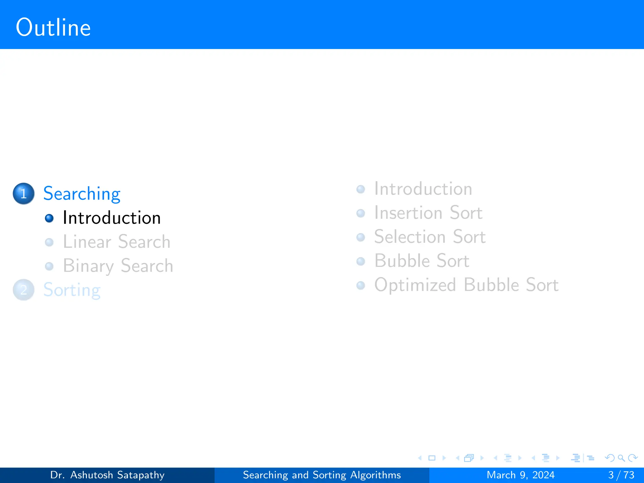 Searching And Sorting Algorithms Ppt