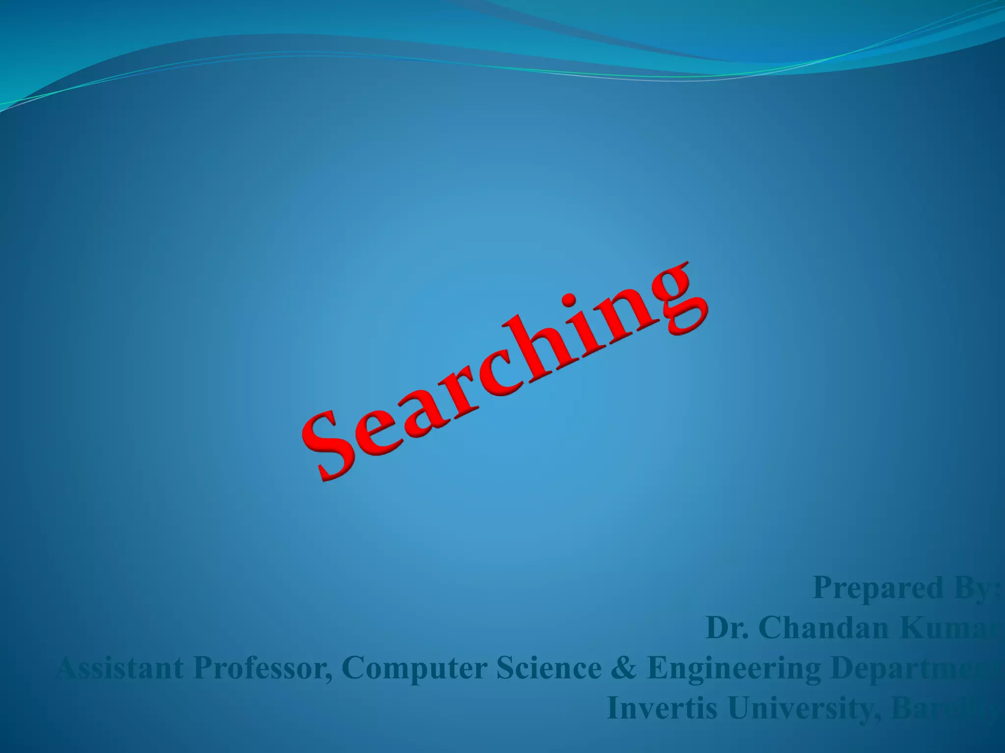 Searching in c language | PPT