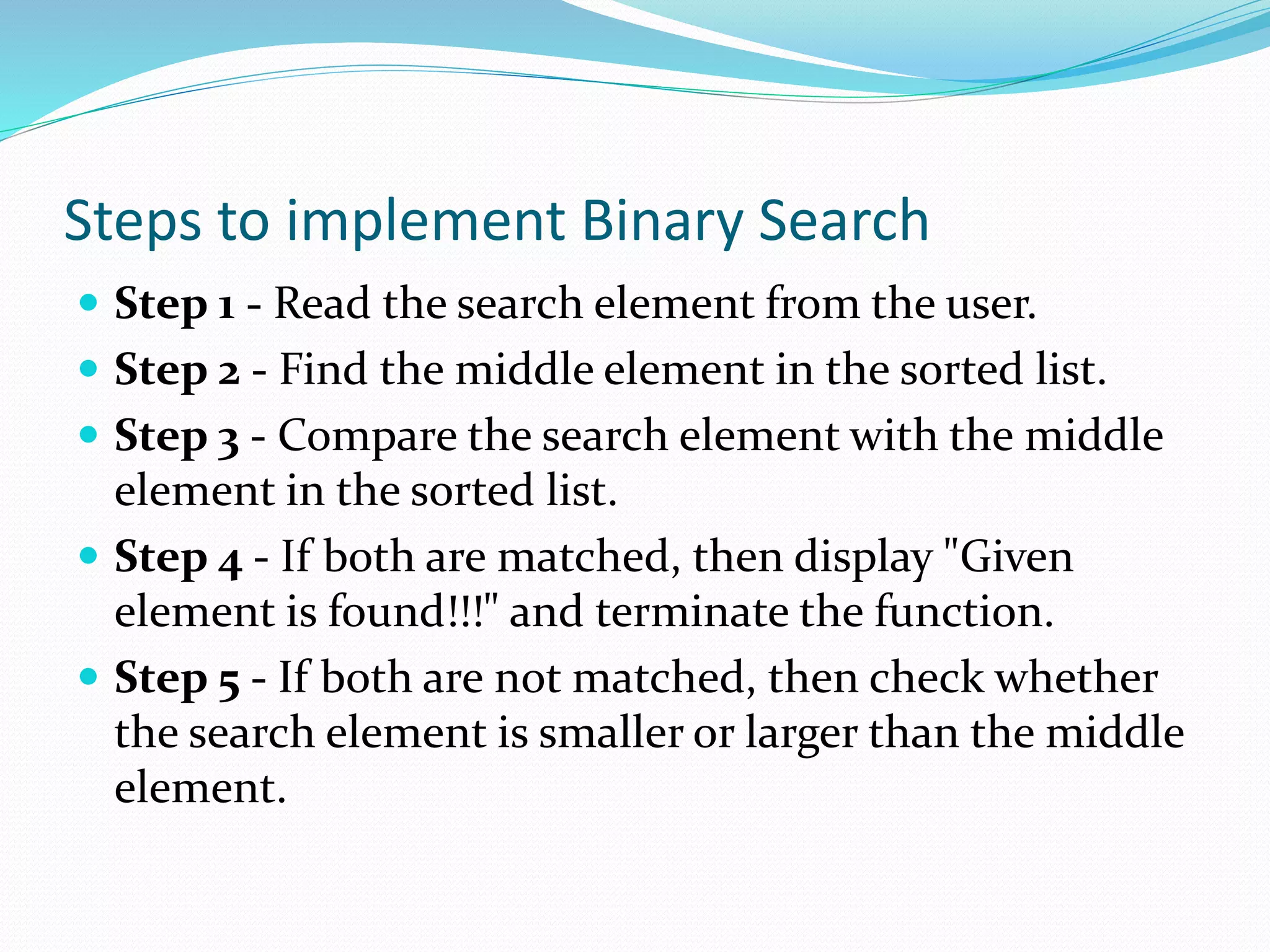 Searching in c language | PPT